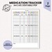 Editable Medication Tracker Medication Log Fillable PDF Medication List ...