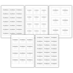 Customizable Pantry Labels | Pantry Labels Organisation | Canva ...