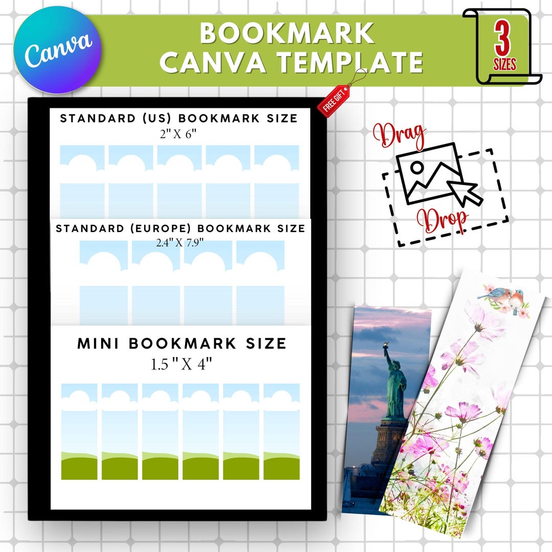 Custom Bookmark Template: DIY Canva Design (digital Download) - Etsy