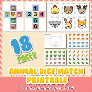 Feed the Animal Activity Cards for Toddlers | Montessori Activities ...