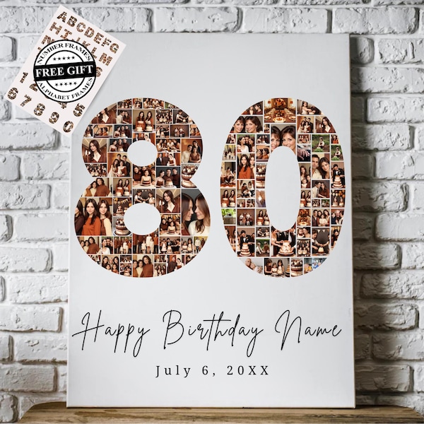 80th Birthday - Etsy