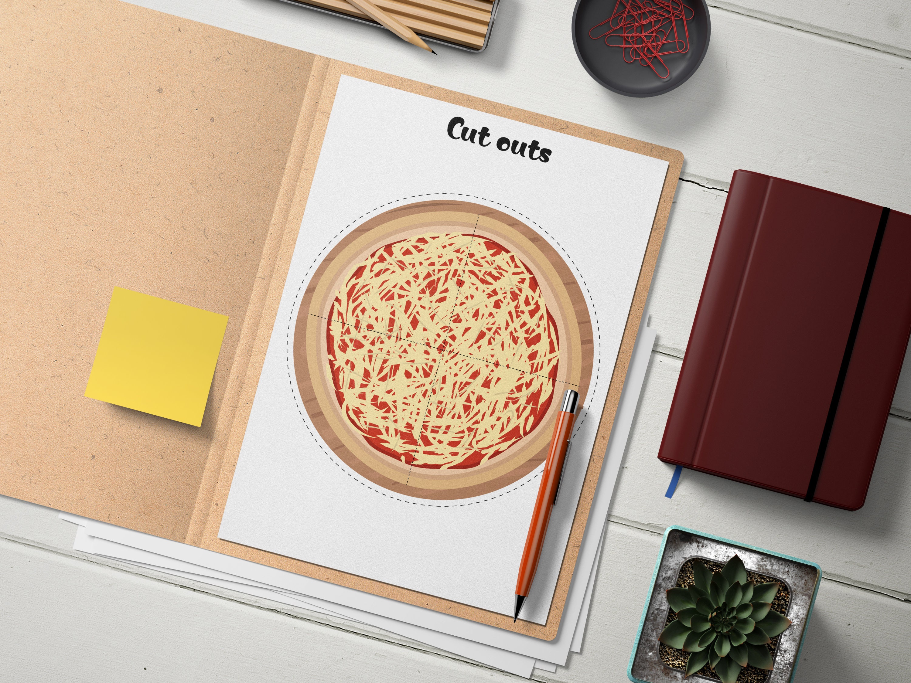 Pizza Parlor Pretend Play Printables: Kids Summer Activity (digital ...