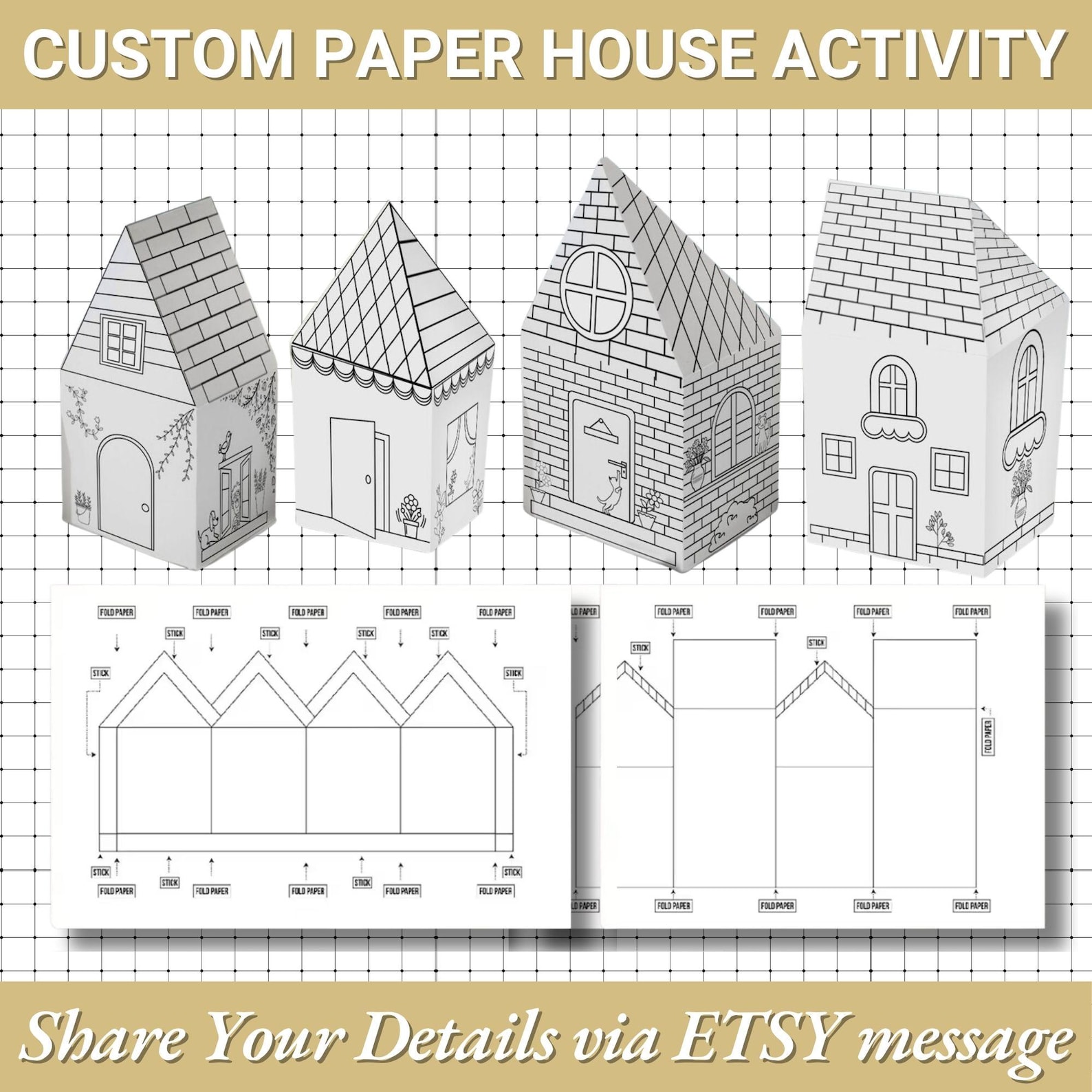 Custom Paper Art Template - Etsy