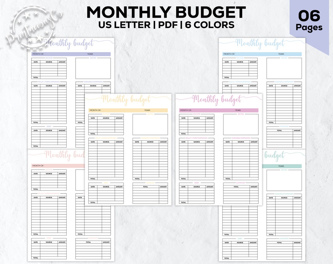 Paycheck Budget | Paycheck Budget Planner | Paycheck Budget Pdf ...