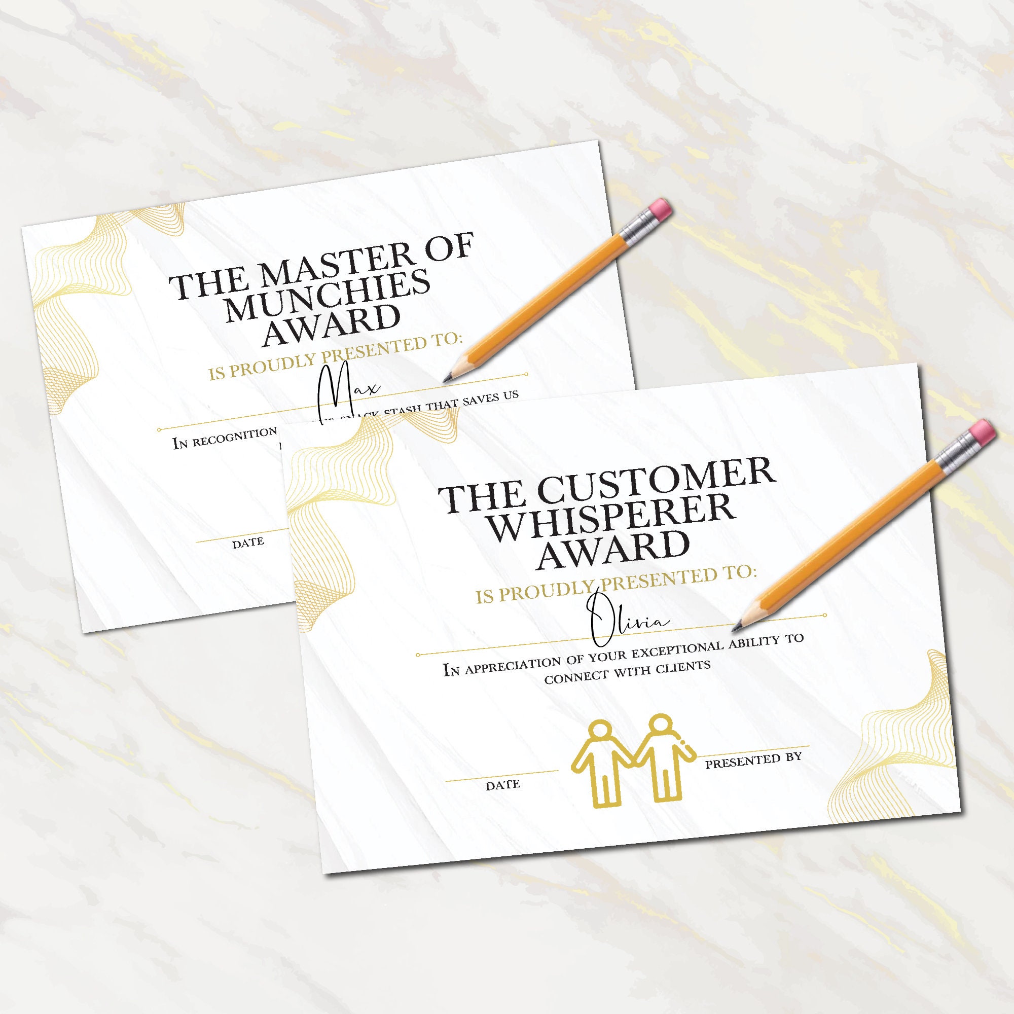 40 Employee Appreciation Award Certificates: Printable Recognition (PDF ...