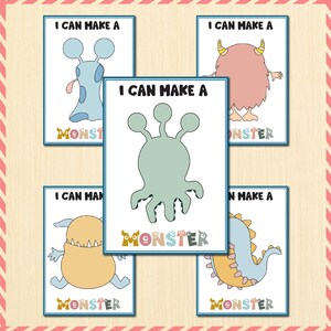 24 Monster Play Dough Mats Activity | Fine Motor Skills Activity ...