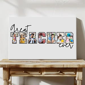 Editable Teacher Photo Frame Template | Personalized Teacher Photo ...
