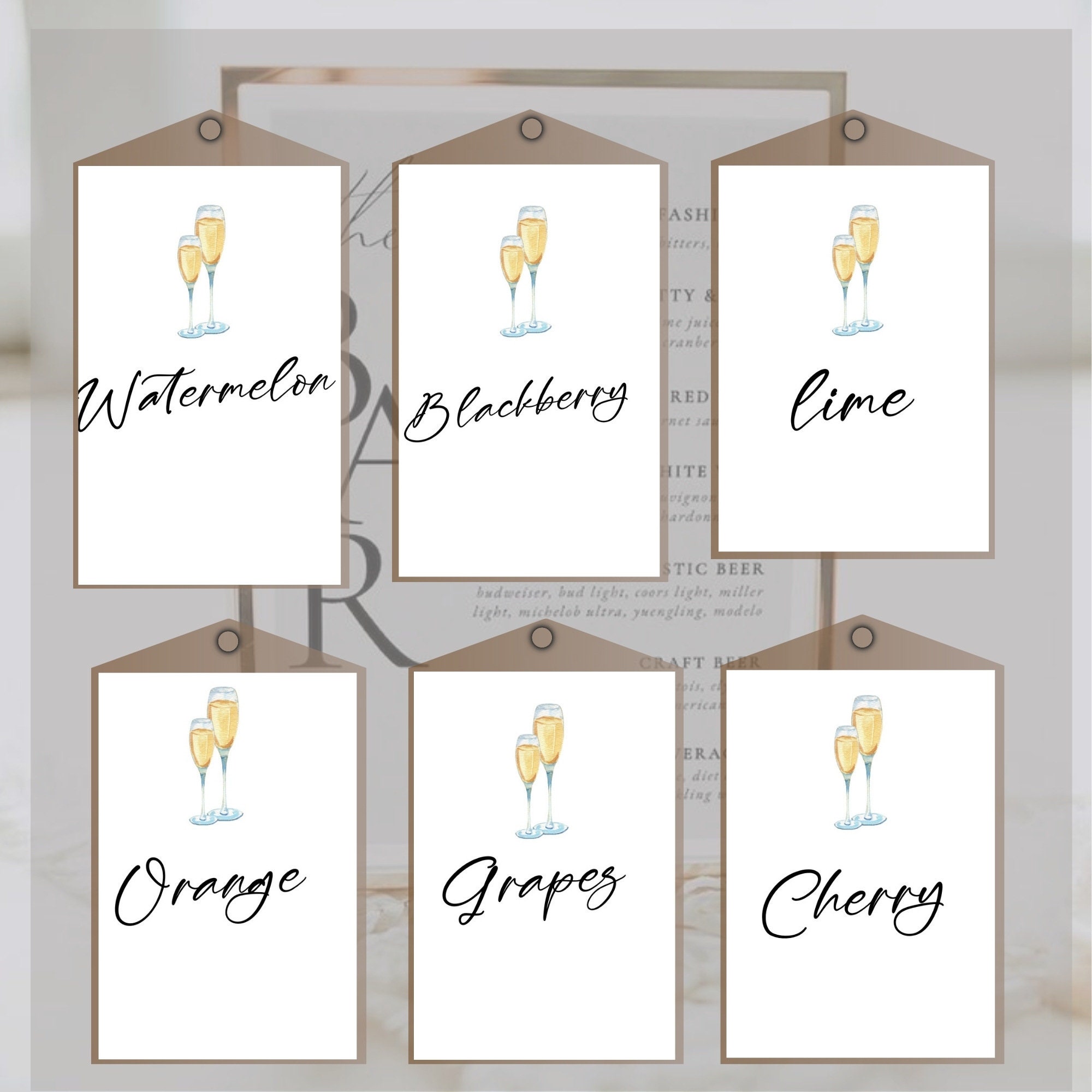 Mimosa Bar Sign Mimosa Bar Printable Sign Template Mimosa Juice Tags ...