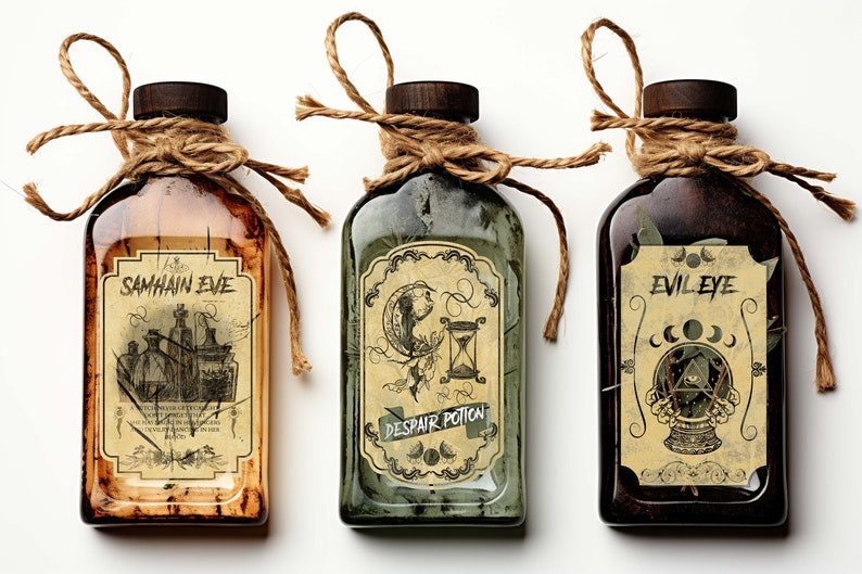 Vintage Apothecary Labels: 60 Unique Potion Designs (digital Download ...