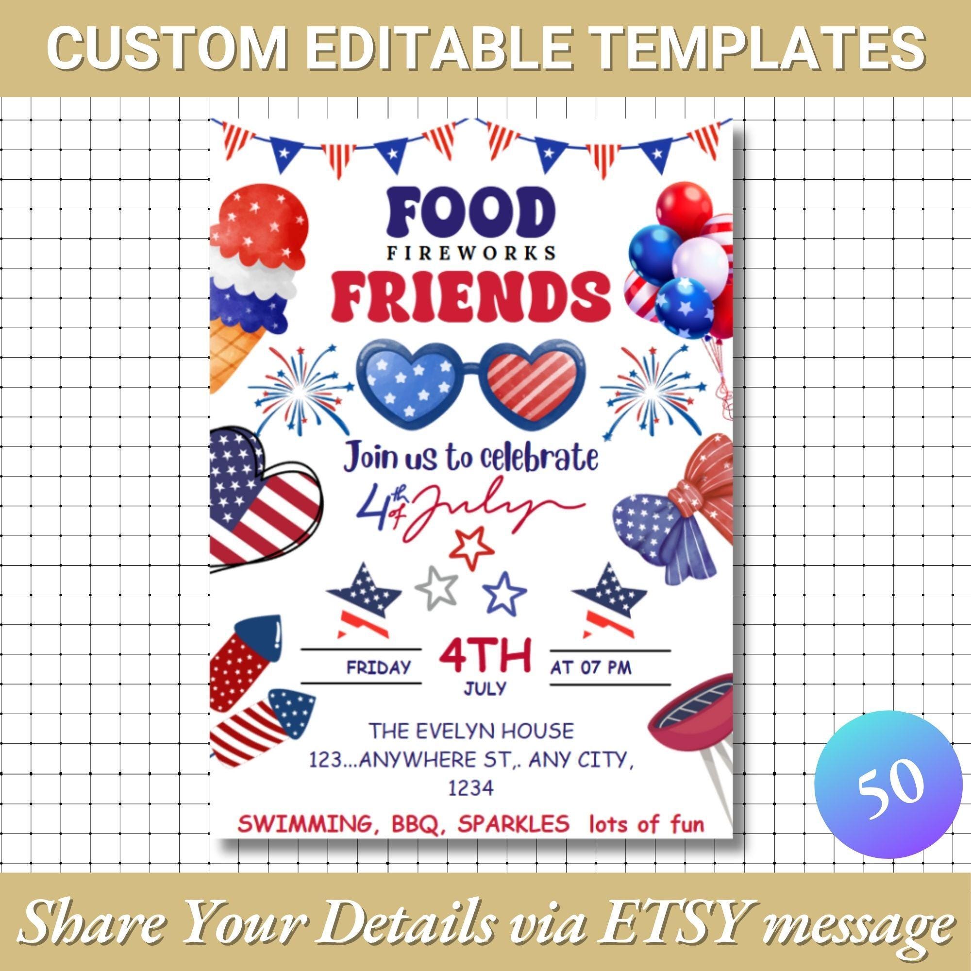 Custom Invitation Template - Etsy