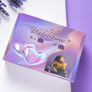 Valentine's Day Gift Box Canva Template | Editable Love Box (digital ...