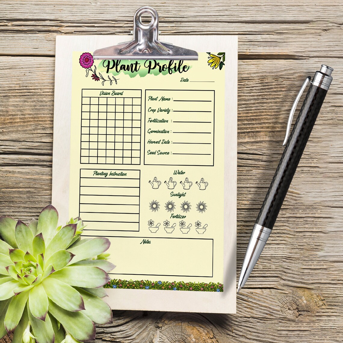 Gardening Planner Printable Garden Planner Plant Planner Garden Journal ...