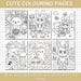 Kids Coloring Pages Template: Fun Activity Printable (canva Template ...