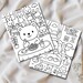 Kids Coloring Pages Template: Fun Activity Printable (canva Template ...