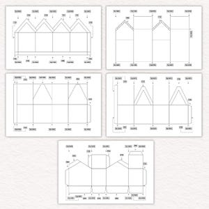 Paper House Printable Bundle | Paper Craft Kit | Printable Arts and ...
