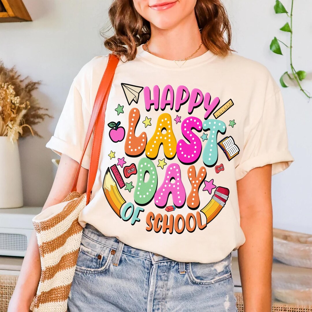 Happy Last Day of School Png summer Break Clipart Doodle Teacher Png ...