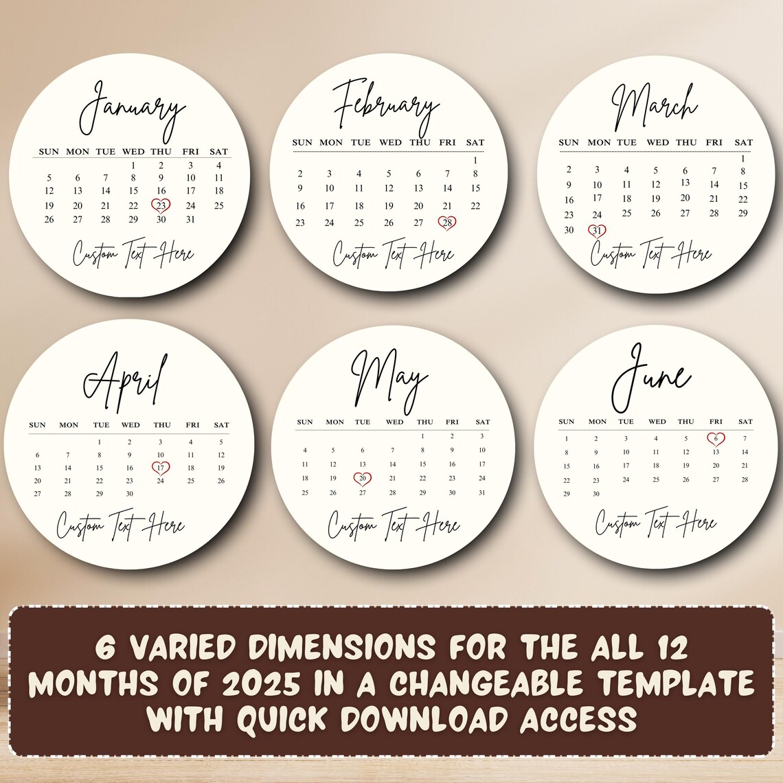 Burn Away Cake Topper Calendar Template: Editable Birthday Cake ...