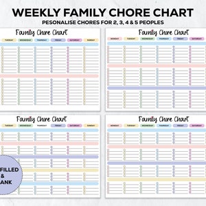 Editable Cleaning Schedule | Cleaning Checklist | Editable Cleaning ...