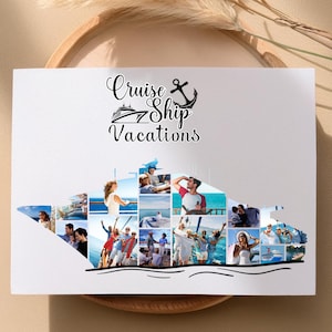 Editable Cruise Ship Photo Collage Canva Template |custom Cruise Trip ...