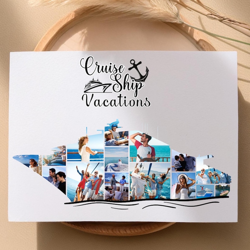 Cruise Ship Photo Collage Template: DIY Vacation Keepsake (canva) - Etsy