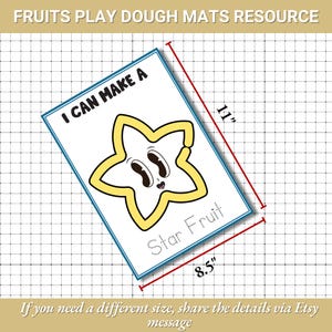 24 Fruits Play Doh Mats Activity |fine Motor Skills Activity|toddler ...