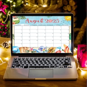 Editable August 2025 Calendar: Printable Monthly Planner (digital ...