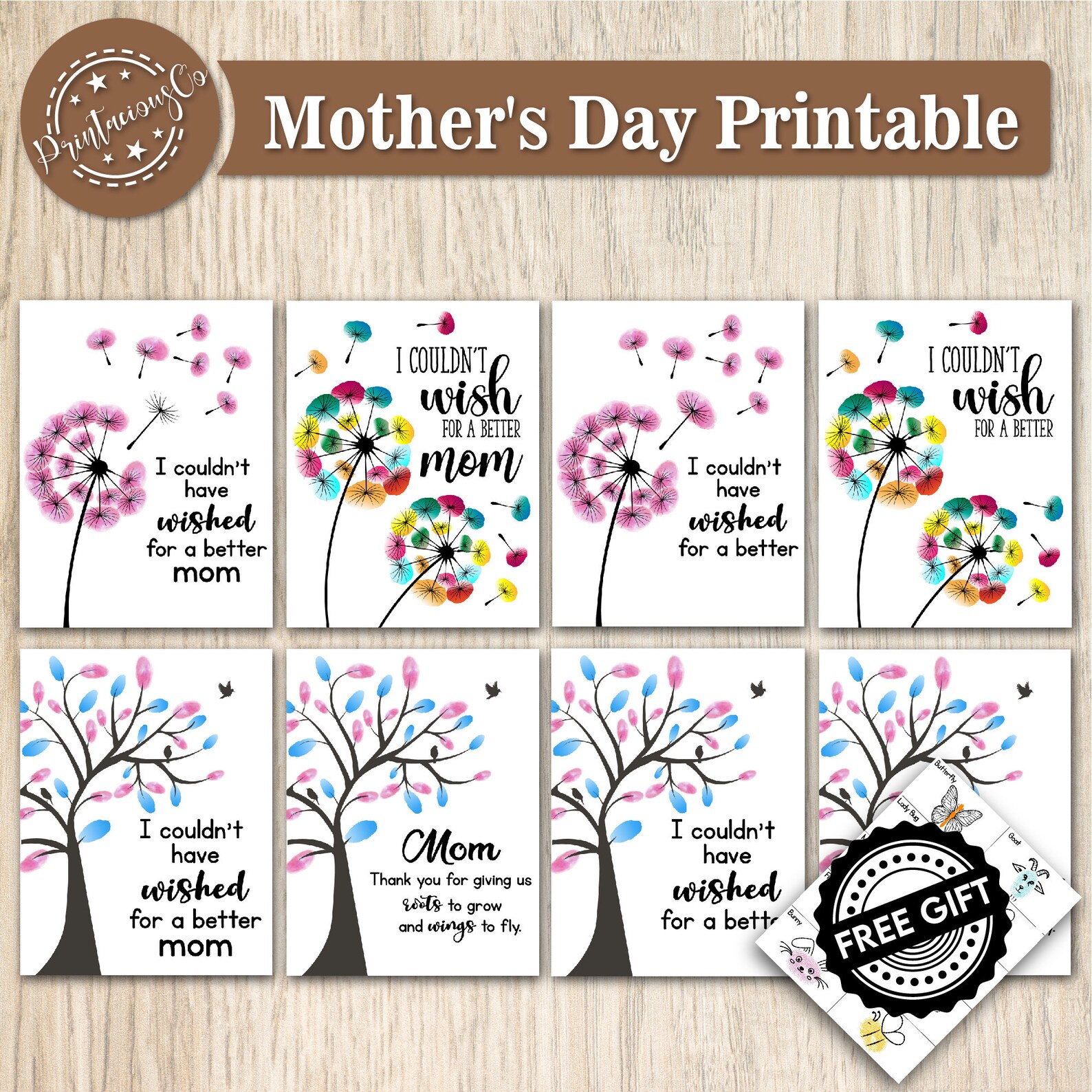 Mothers Day Handprint Flower Art Mothers Day Handprint Printable ...