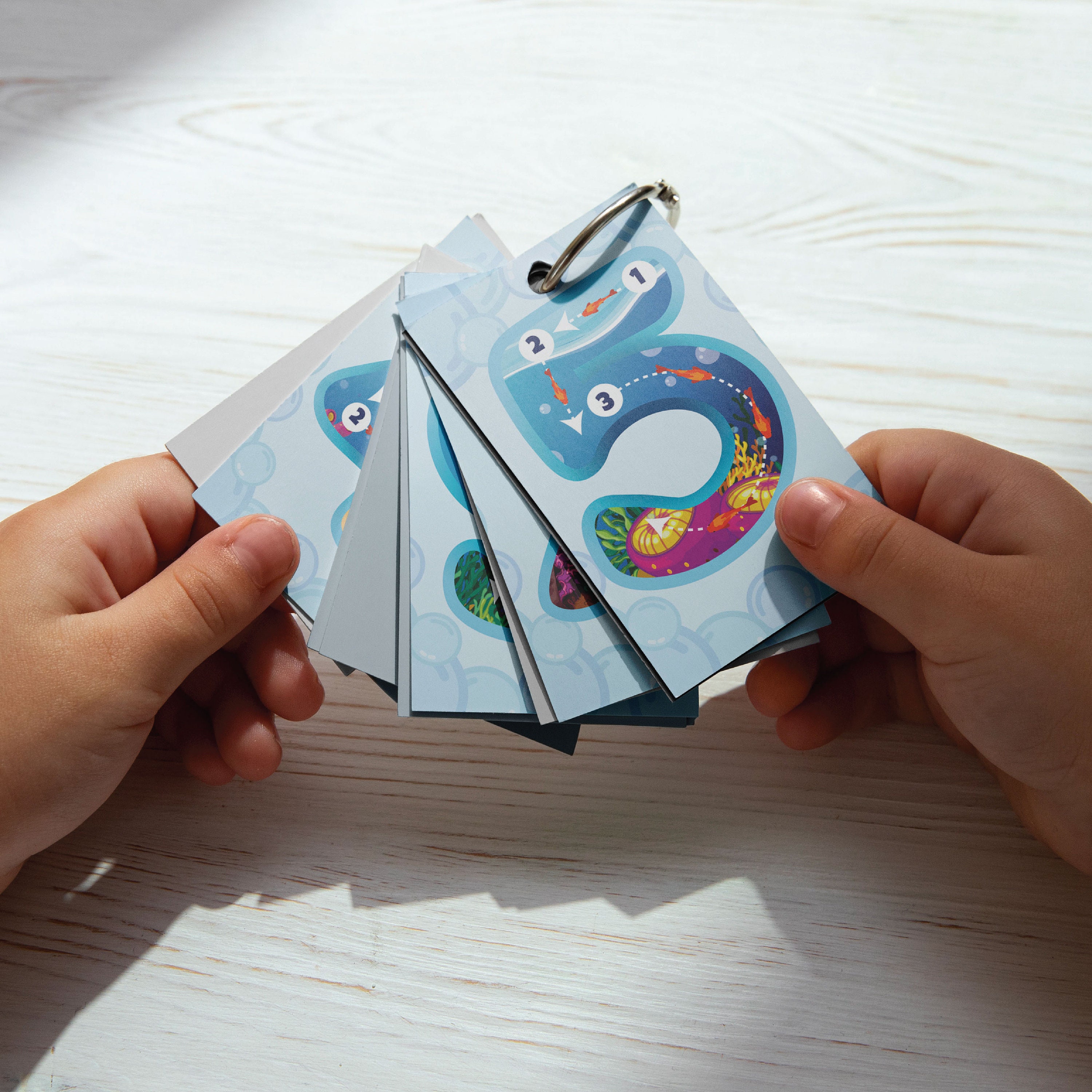 Printable Number Tracing Flashcards Preschool Counting Flashcards Lines ...