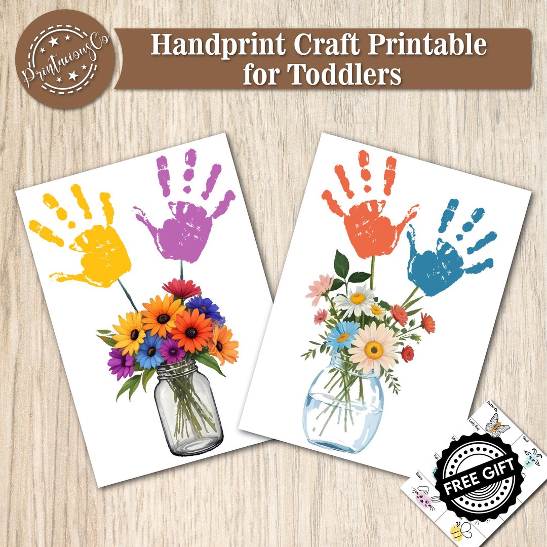 Handprint Craft Printable for Toddlershand Print Baby Keepsake ...