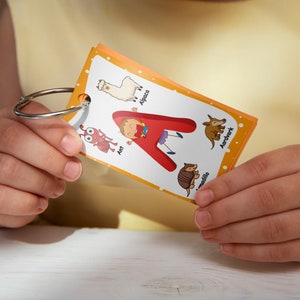 Cute Printable Flashcards Pack | Flashcards for Kids | Alphabet ...