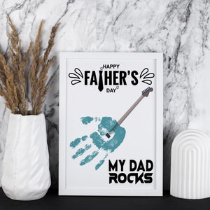 Father's Day Music Printable Father Day Handprint Fathers Day Printable ...