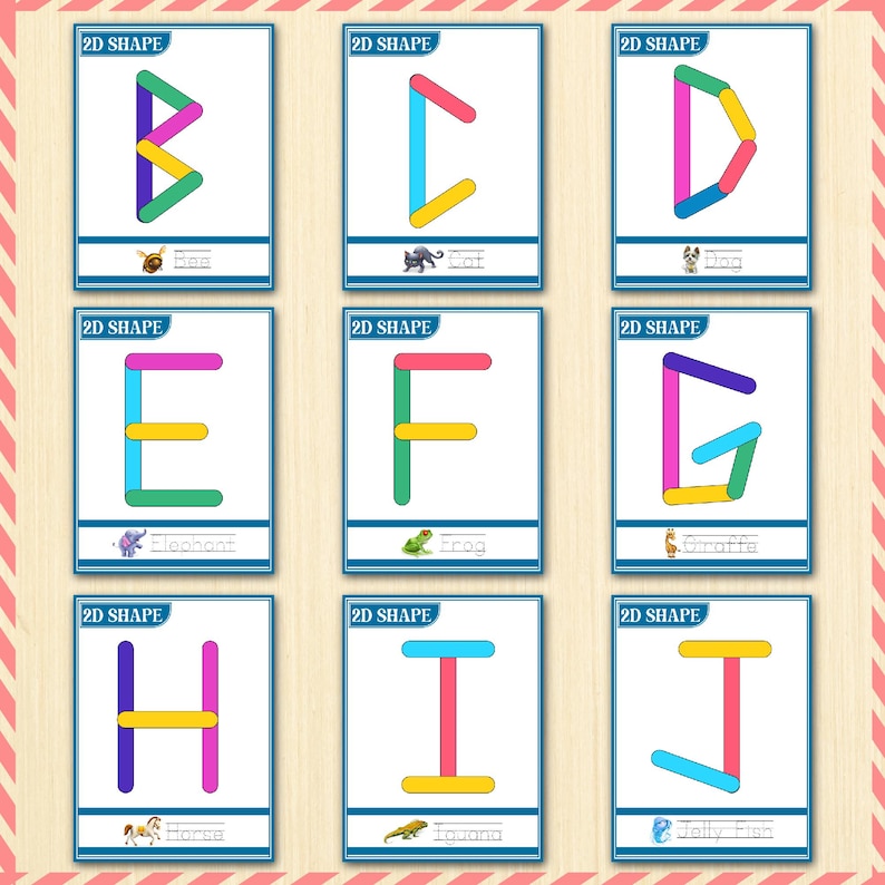 Popsicle Stick Alphabet Game: Montessori Toddler Activity (digital ...