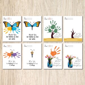 Teacher Appreciation Handprint Art: DIY Gift From Students (PDF) - Etsy