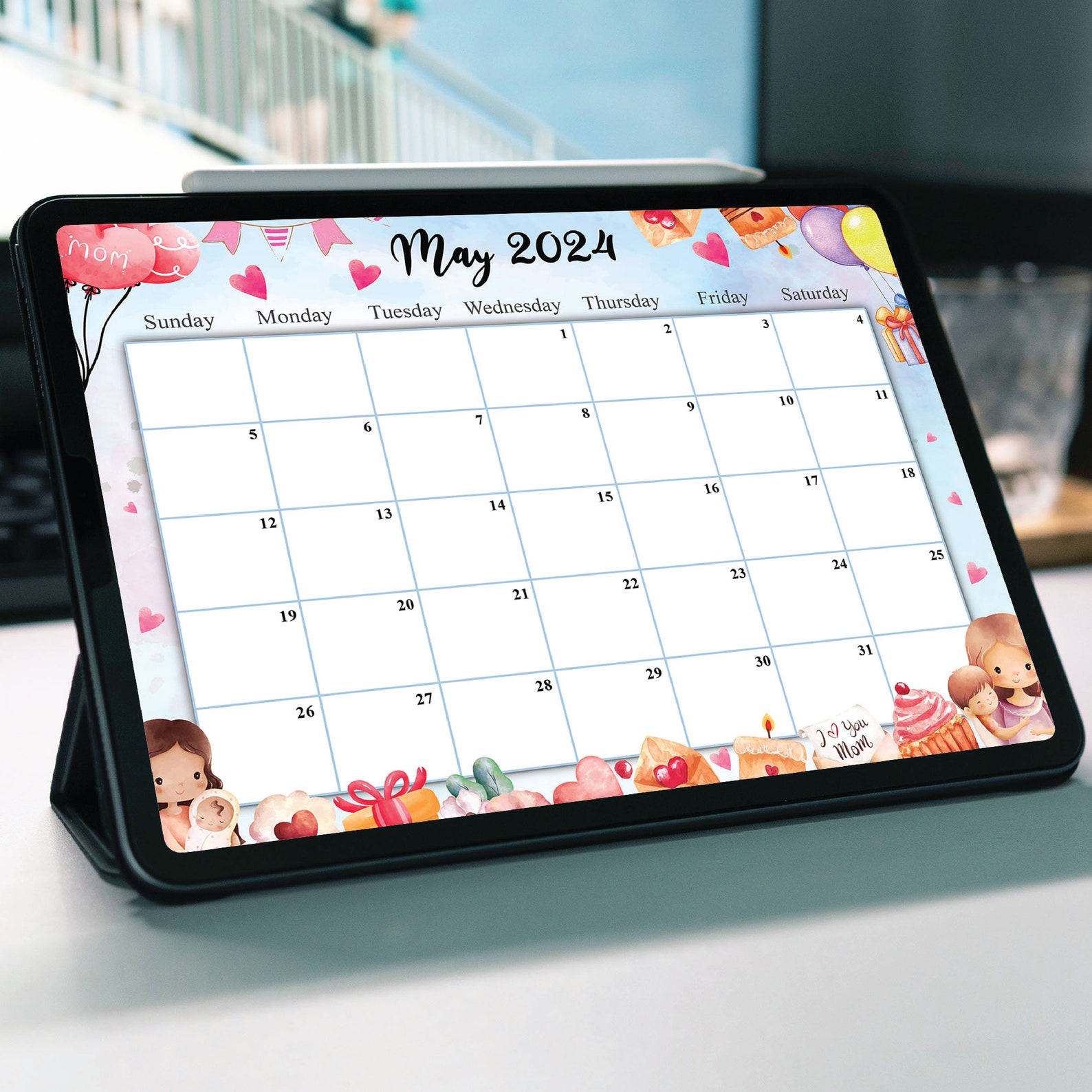 Editable May 2024 Calendar Printable Wall Calendar 2024 Fillable ...