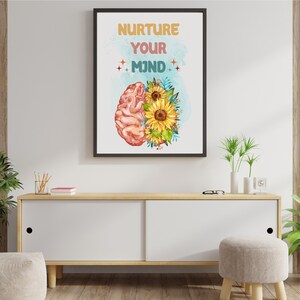 8 Mental Health Poster Bundle | Therapy Office Decor | Psychology ...