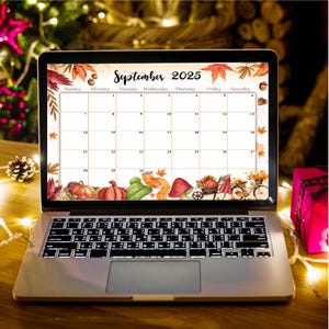 Editable September 2025 Calendar: Printable Monthly Planner (PDF & JPEG ...