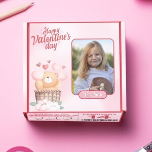 Valentine's Day Gift Box Canva Template | Editable Love Box (digital ...