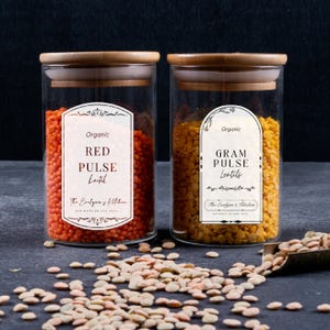Customizable Pantry Labels: Canva Editable Templates (digital Download ...