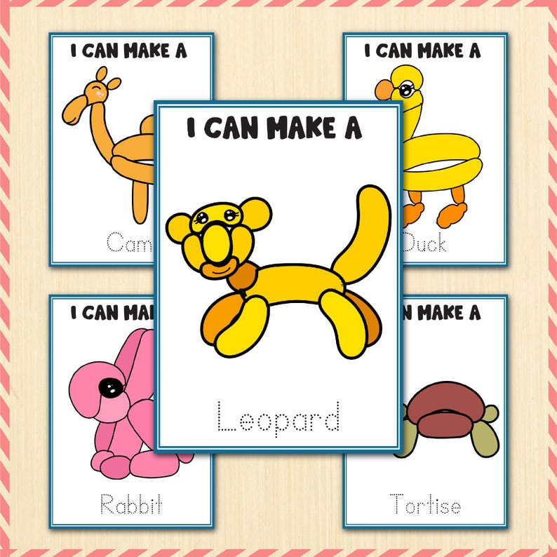 24 Printables Zoo Animals Play Doh Mats motor Skills Activitytoddler ...