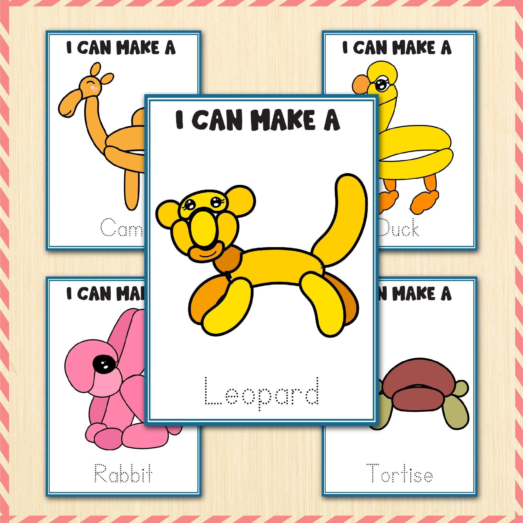 Zoo Animals Play Dough Mats: Fine Motor Skills Activity (PDF) - Etsy