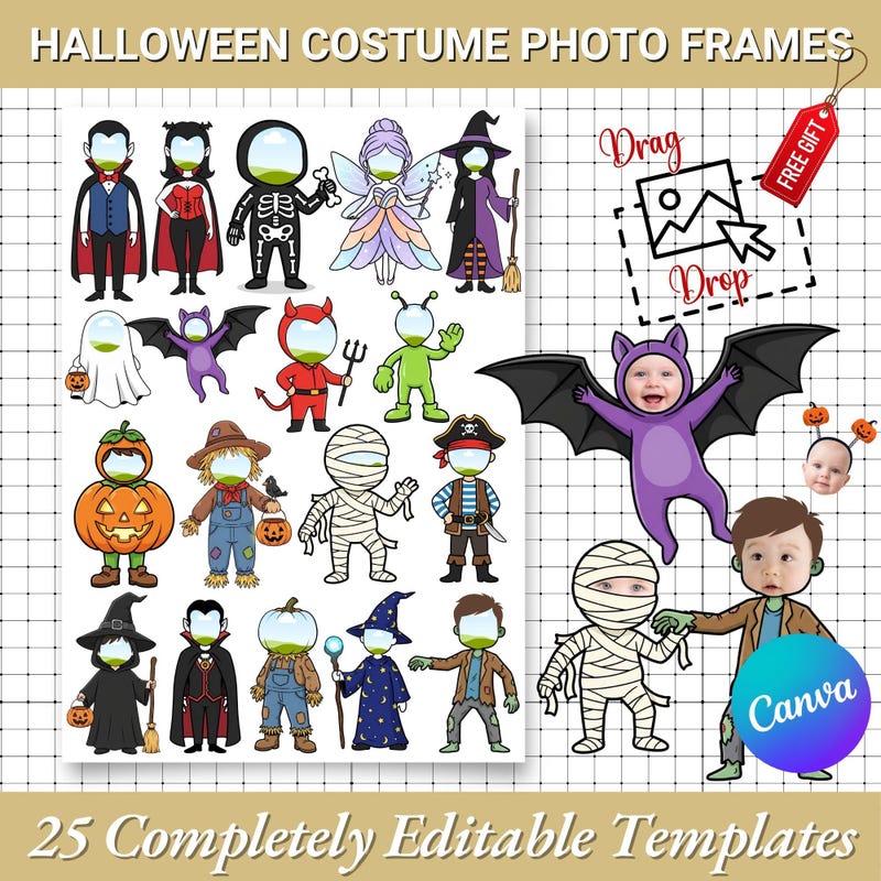 Halloween Frames - Etsy
