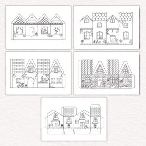 Paper House Printable Bundle | Paper Craft Kit | Printable Arts and ...