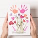 Mothers Day Handprint Flower Art Mothers Day Handprint Printable ...