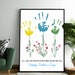 Father's Day Handprint Art Printable Kids' Footprint Keepsake Fathers ...