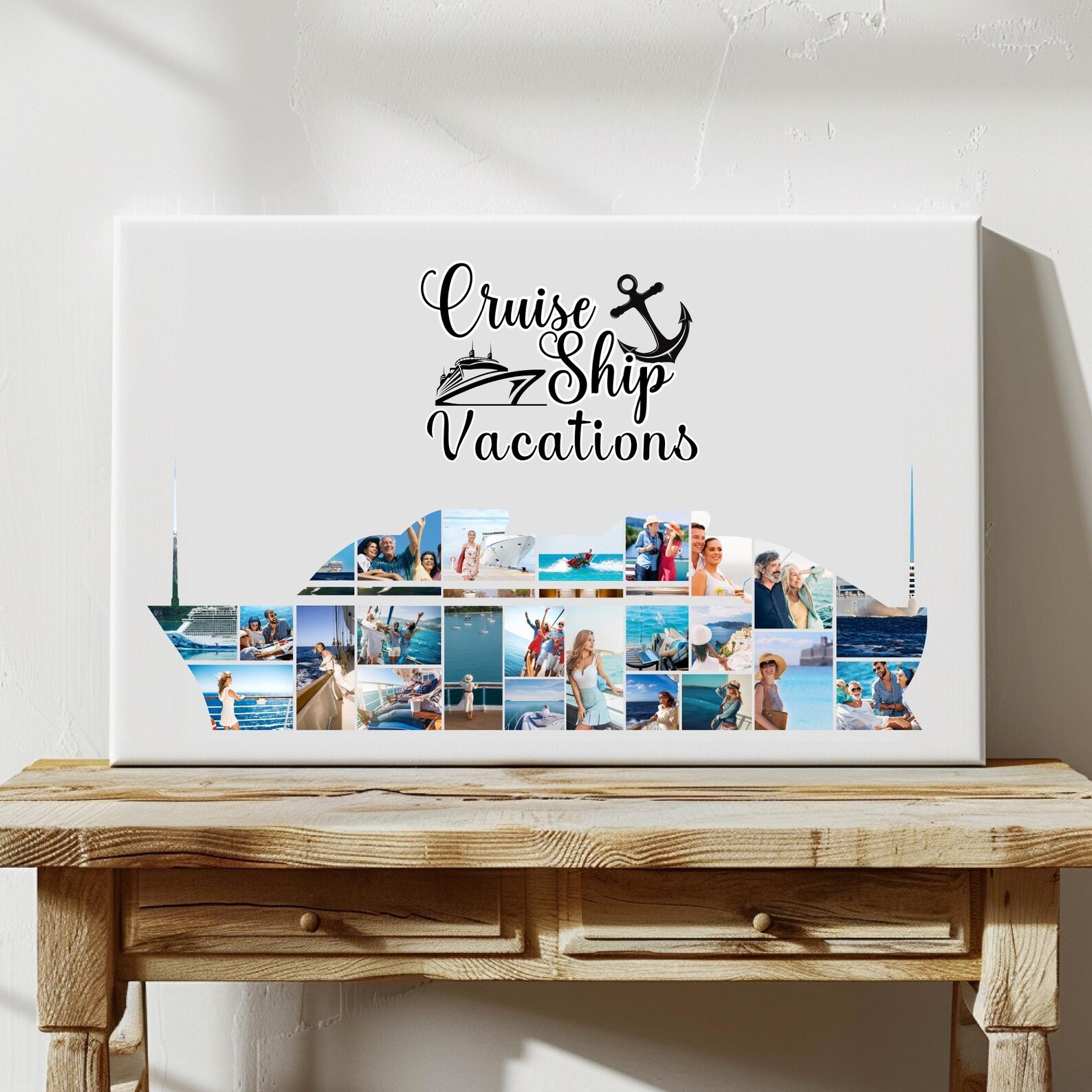 Cruise Ship Photo Collage Template: DIY Vacation Keepsake (canva) - Etsy