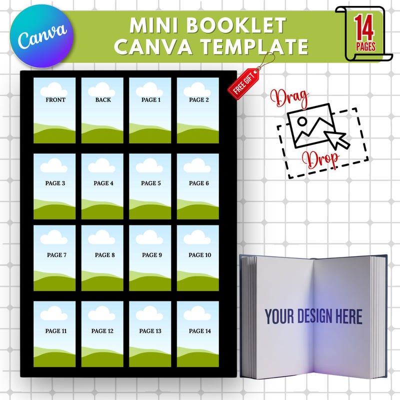 Mini Coloring Book - Etsy