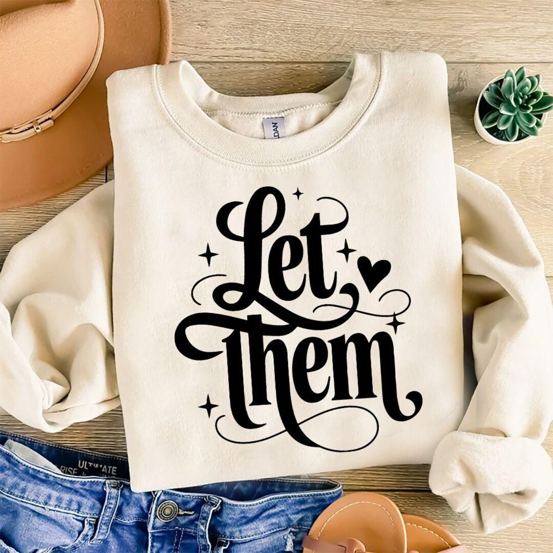 Let Them PNG |trendy Aesthetic Png |let Them Sublimation Design Png ...