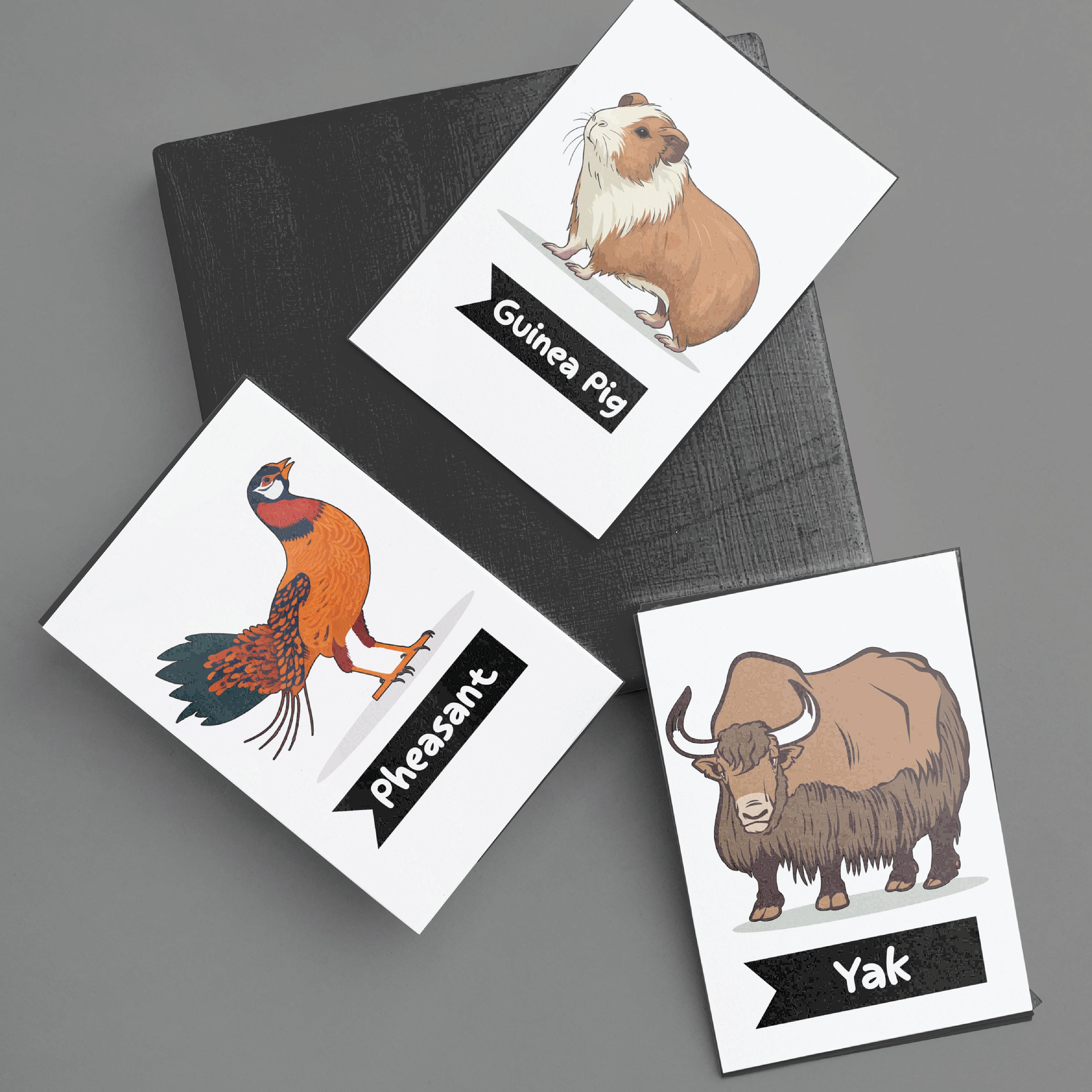 Farm Animals Cards Bundle 40 Editable Montessori Cards Farm Animals ...