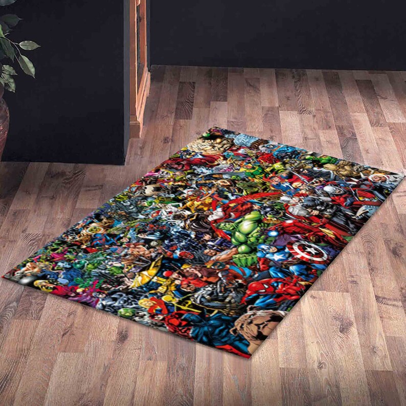 Decorative Rug, Round Rug, Bridesmaid Gift, Gift for the Home, Marvel ...