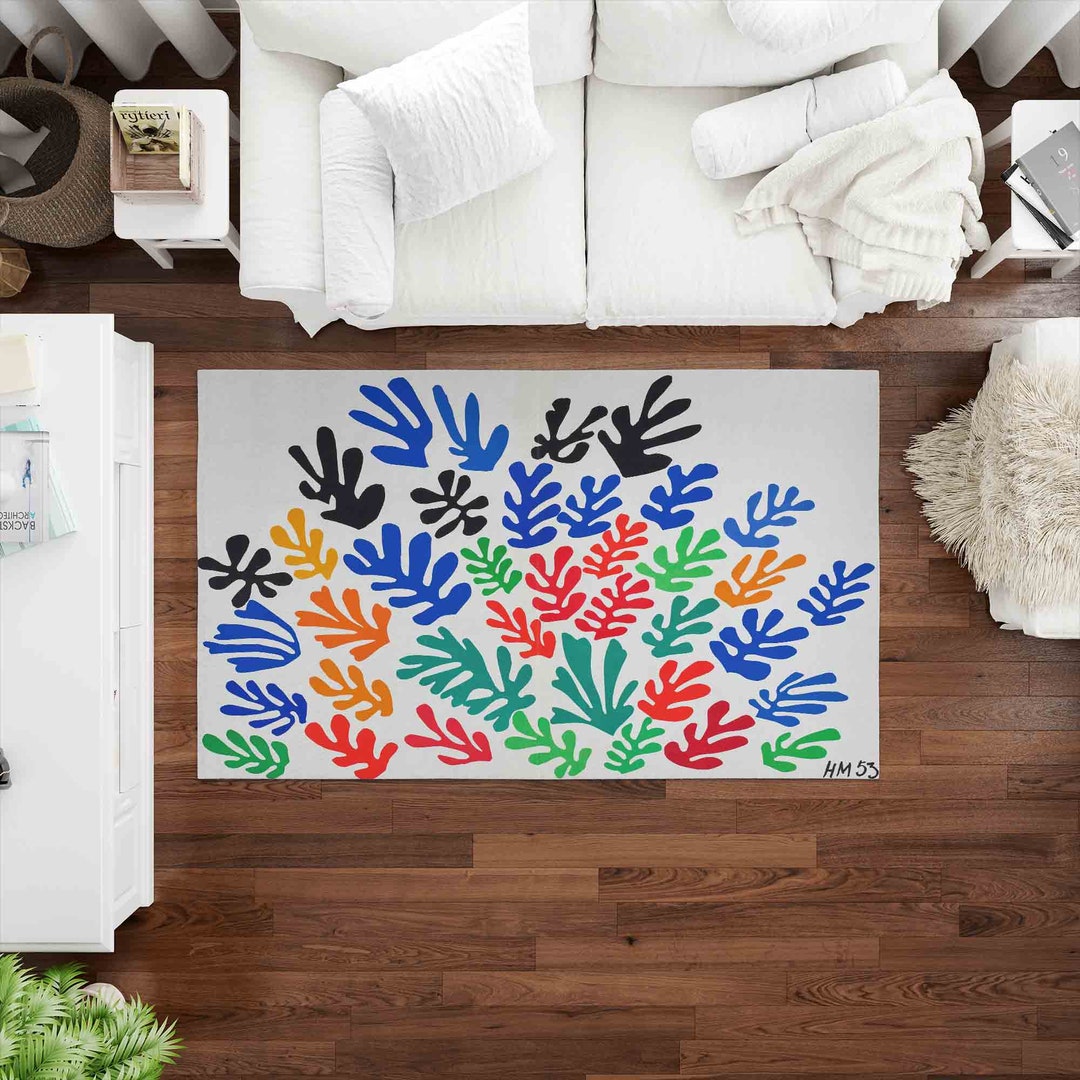 Henri Matisse Rug, Papier Decoupes Rugs, Expressionism Rug, Modern Rug ...